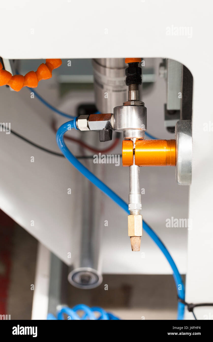 production on paper roll machine, close up Stock Photo - Alamy