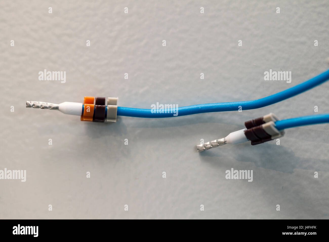 electric cable connectors background, close up Stock Photo - Alamy