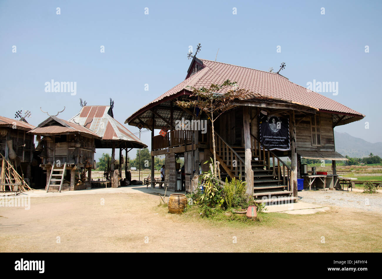 Tai Dam ethnic museum house for thai people and foreigner traveler ...