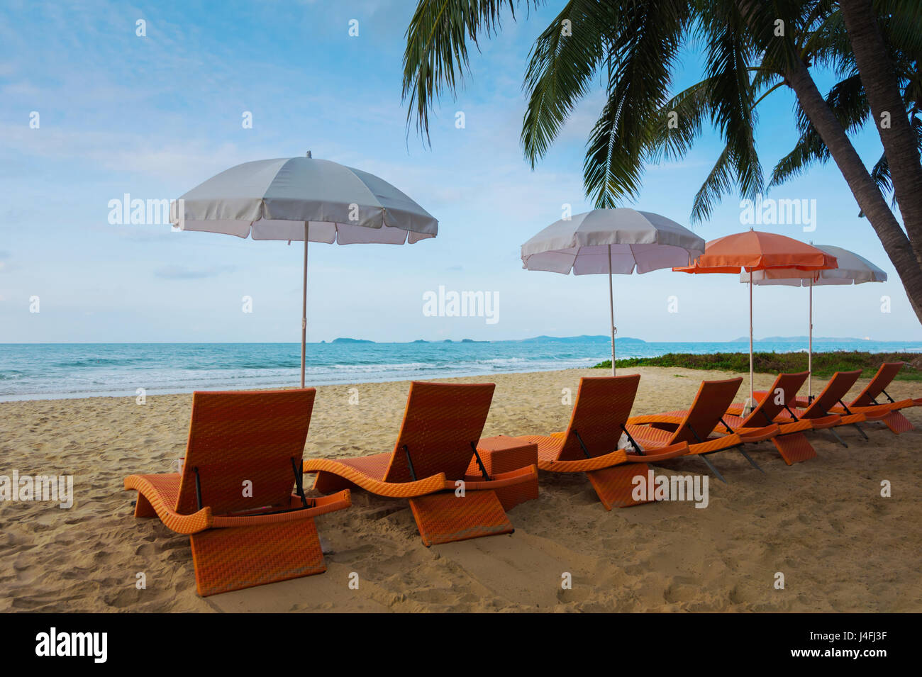 Orange Beach Chairs High Resolution Stock Photography and Images - Alamy