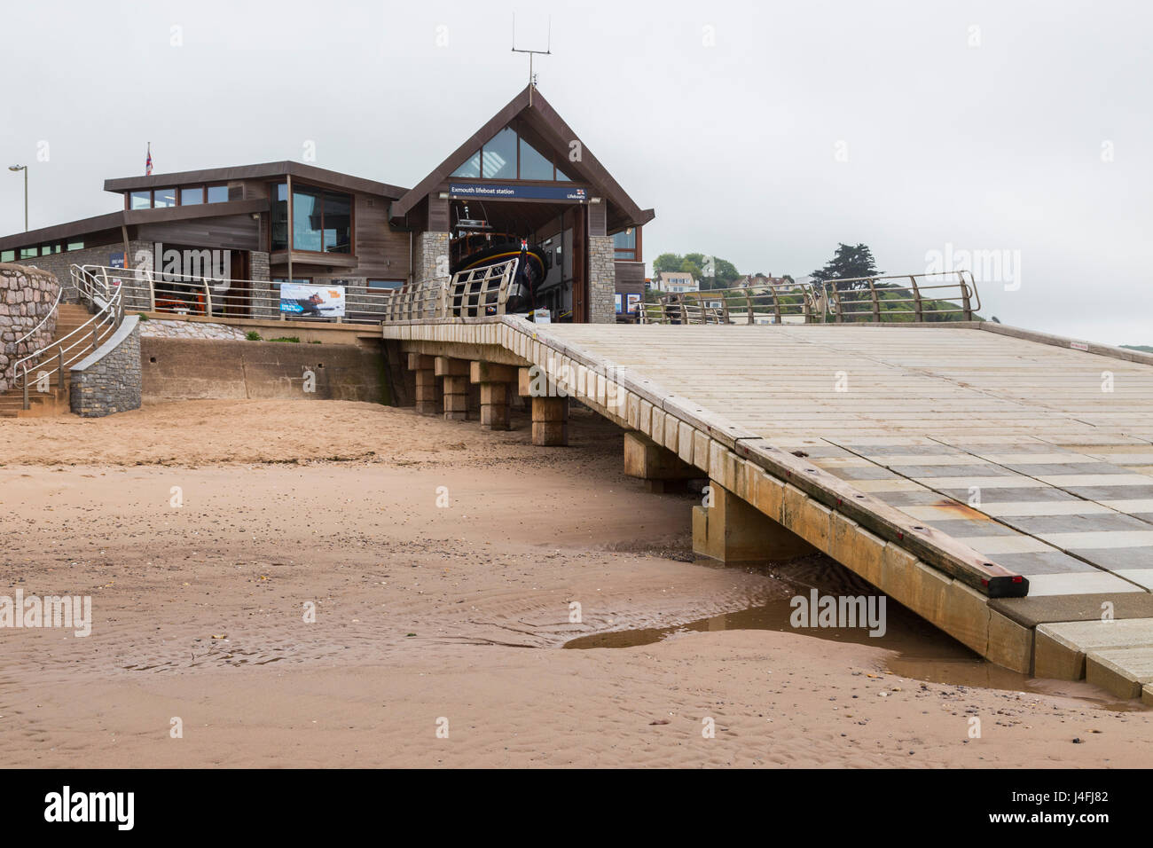 New buildings of the Exmouth RNLI lifeboat station Stock Photo - Alamy