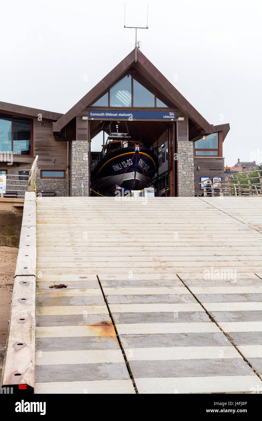 New buildings of the Exmouth RNLI lifeboat station Stock Photo - Alamy