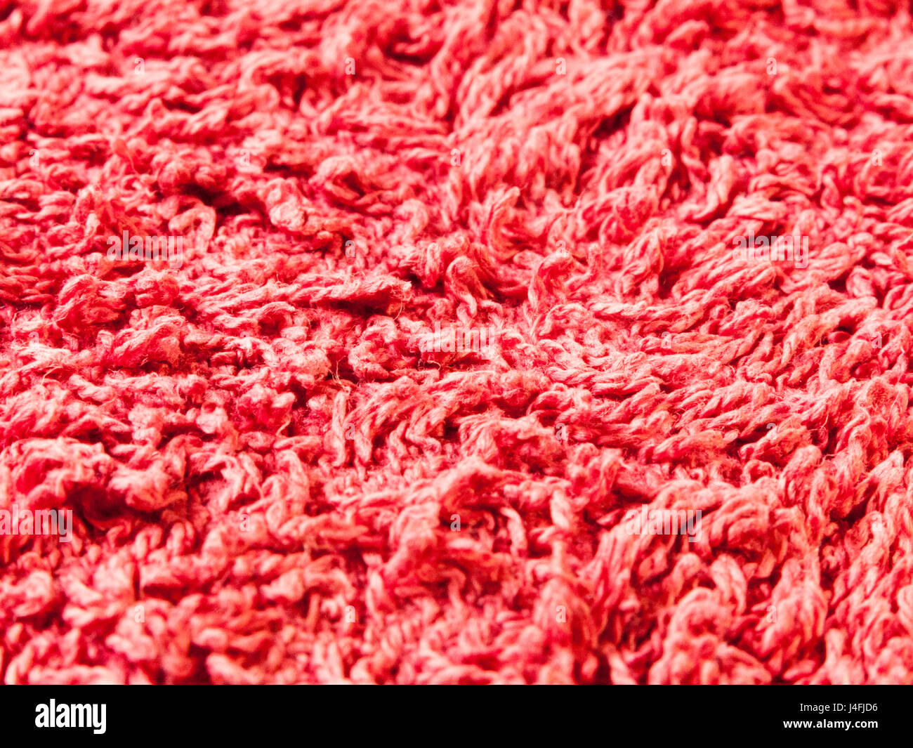 macro close up studio fabric red cotton wool close up texture Stock ...