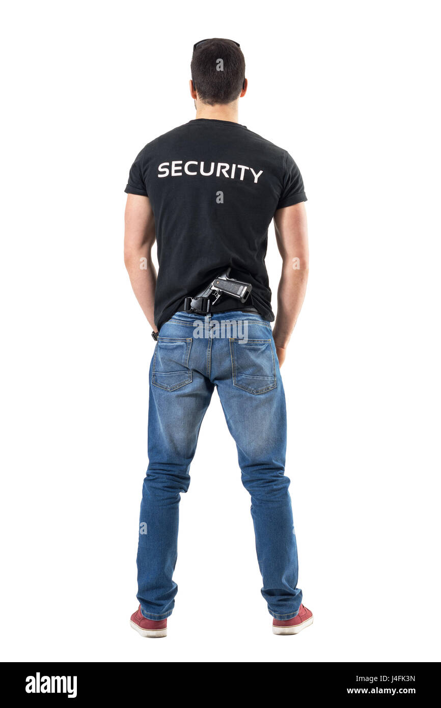 Gun concealed in pants Cut Out Stock Images & Pictures - Alamy