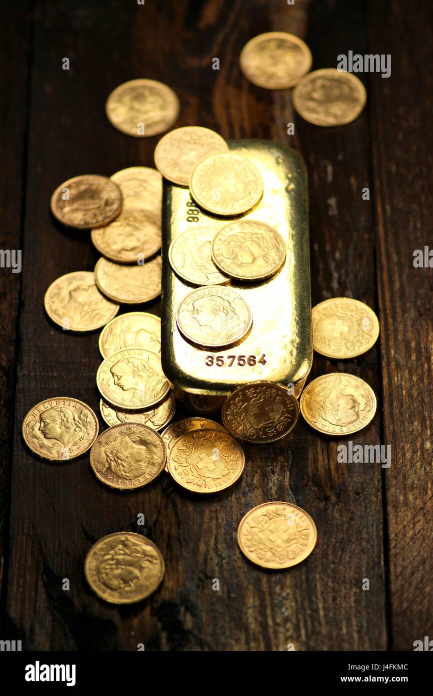 Swiss gold bar hi-res stock photography and images - Alamy