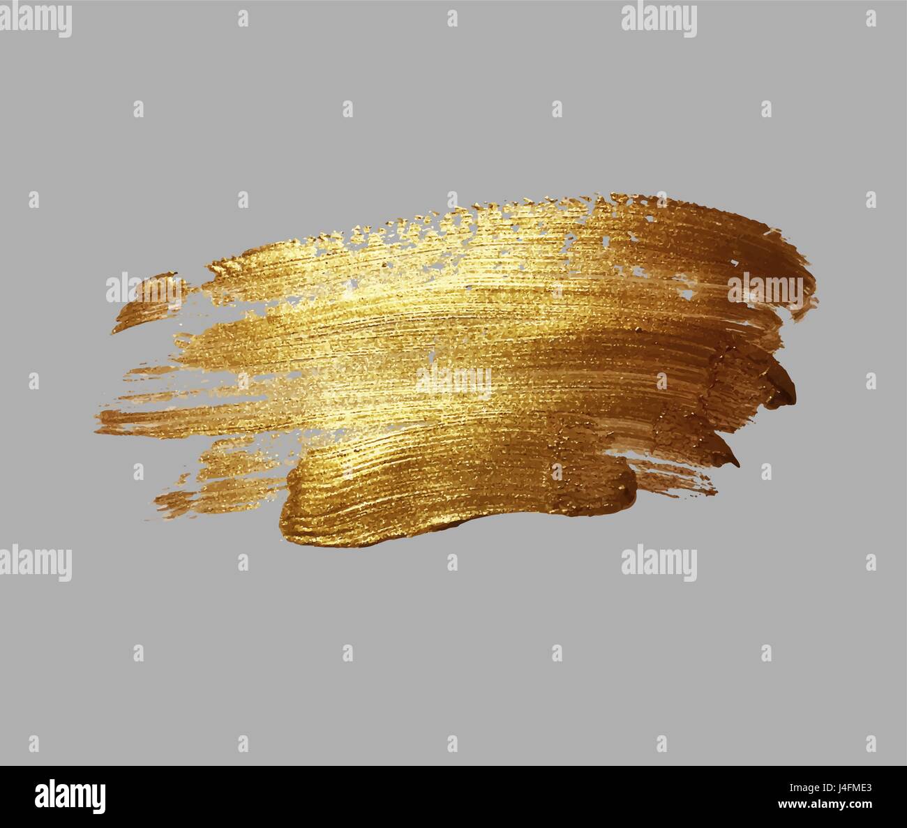 hand drawing gold brush stroke Stock Vector Image & Art - Alamy