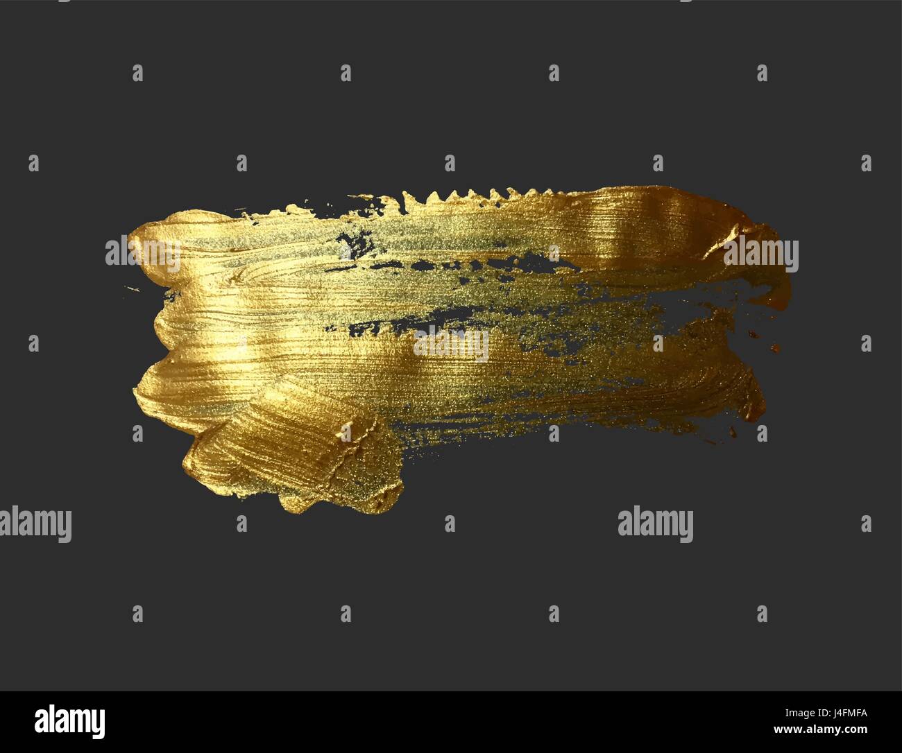 hand drawing gold brush stroke Stock Vector Image & Art - Alamy