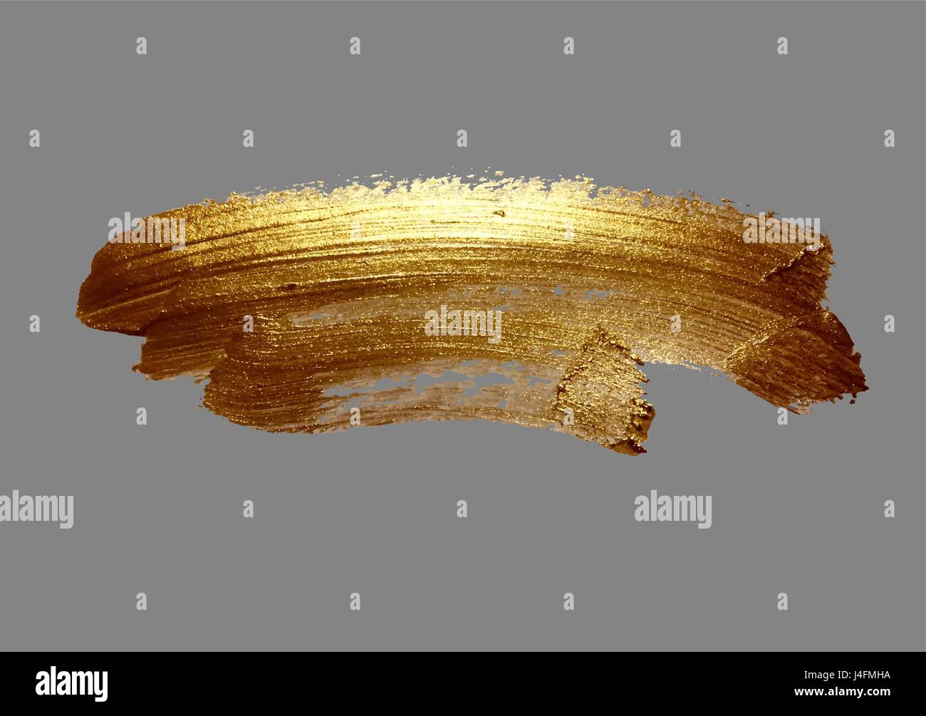hand drawing gold brush stroke Stock Vector Image & Art - Alamy