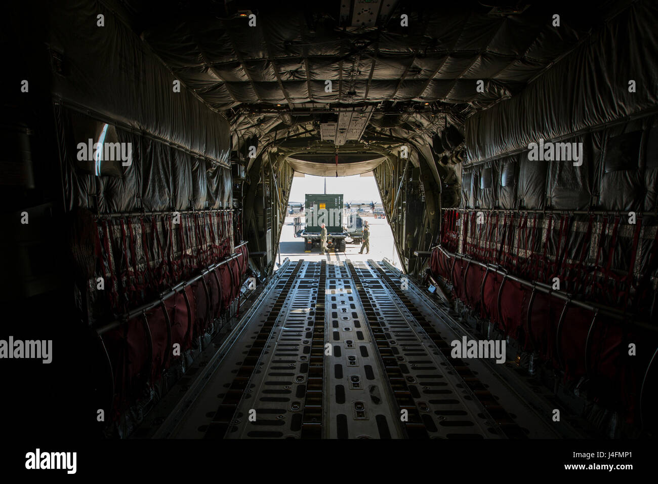 U.S. Marine Corps load masters with Marine Aerial Refueler Transport ...