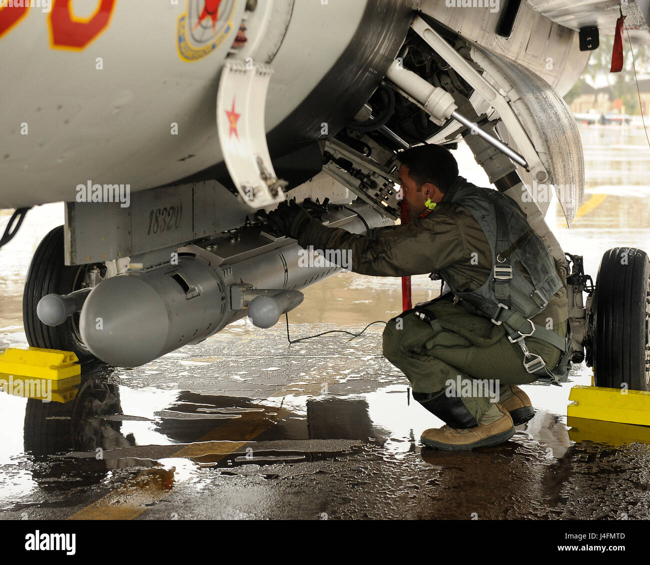 Lt. Col Zach Manning, 64th Aggressor Squadron director of operations ...
