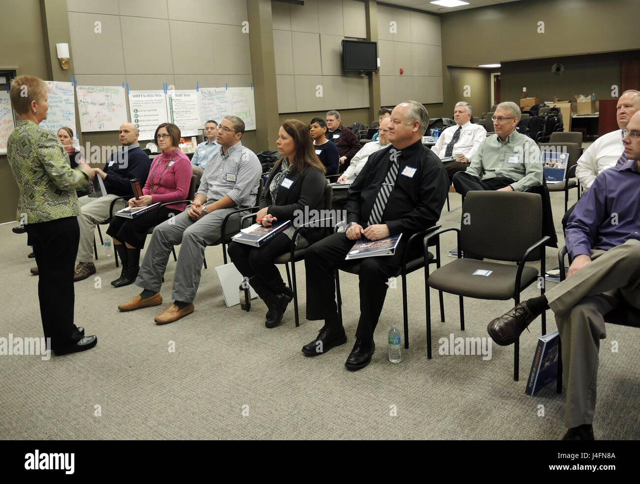 Leadership development program participants hi-res stock photography ...