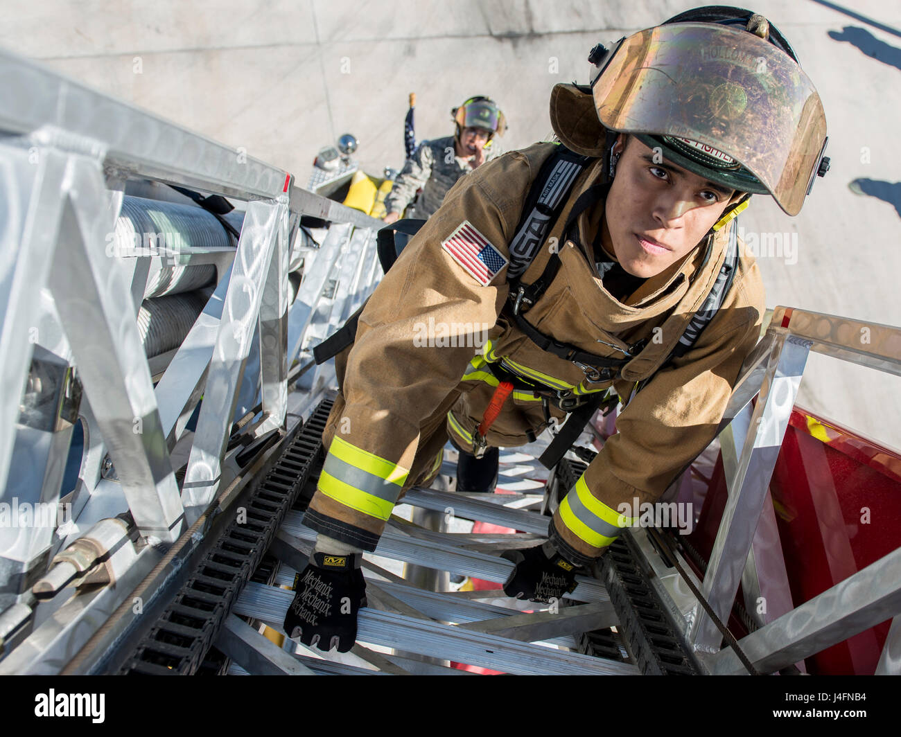 Airmen of the 49th Civil Engineer Squadron perform fire and emergency ...