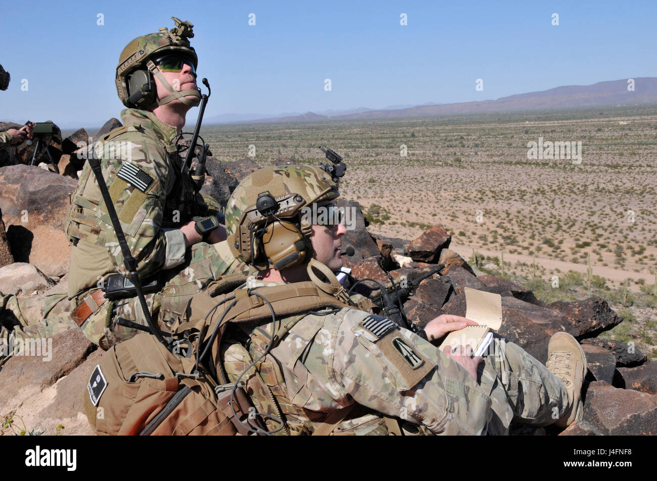 U.S. Air Force Tactical Air Control Party Airmen with the 181st ...