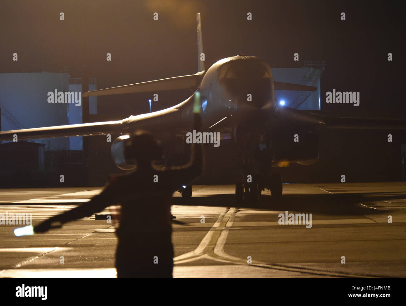 Aircraft marshalling procedure hi-res stock photography and images - Alamy