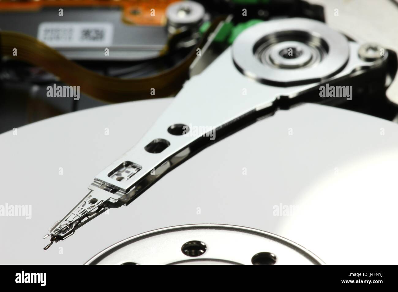 close up of hard disk drive Stock Photo - Alamy