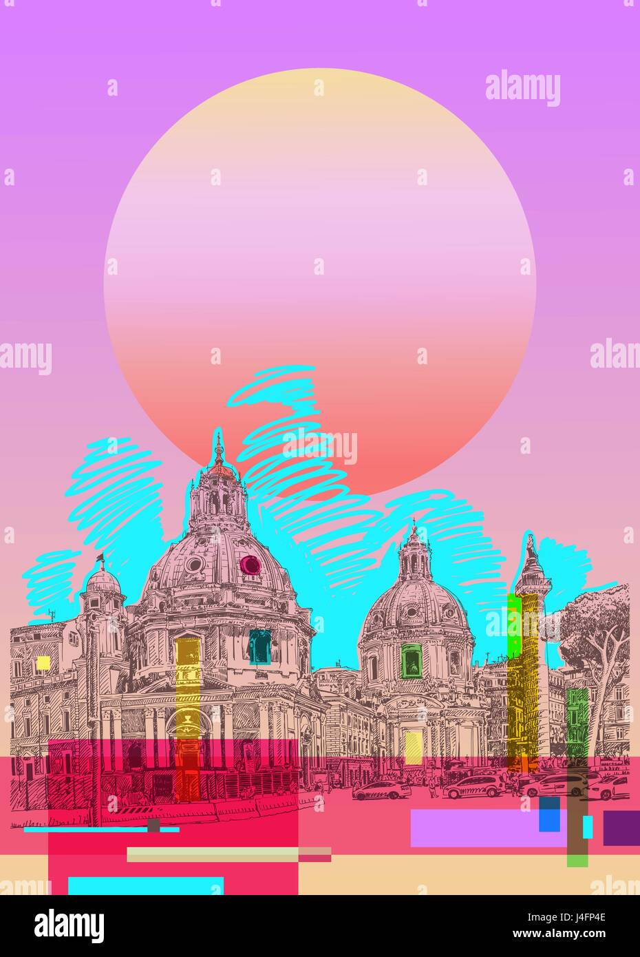 Roma street art Stock Vector Images - Alamy