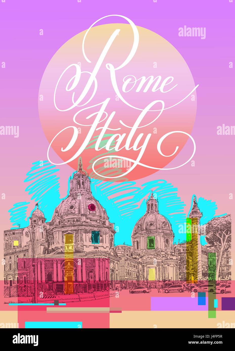 Contemporary city art Stock Vector Images - Alamy