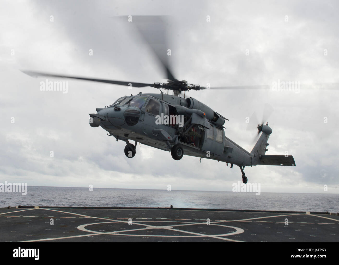 160702-N-TI017-271 ATLANTIC OCEAN (July 2, 2016) An MH-60S Sea Hawk ...