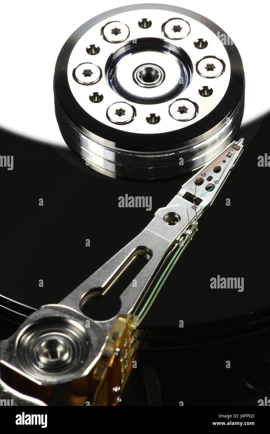 close up of hard disk drive Stock Photo - Alamy