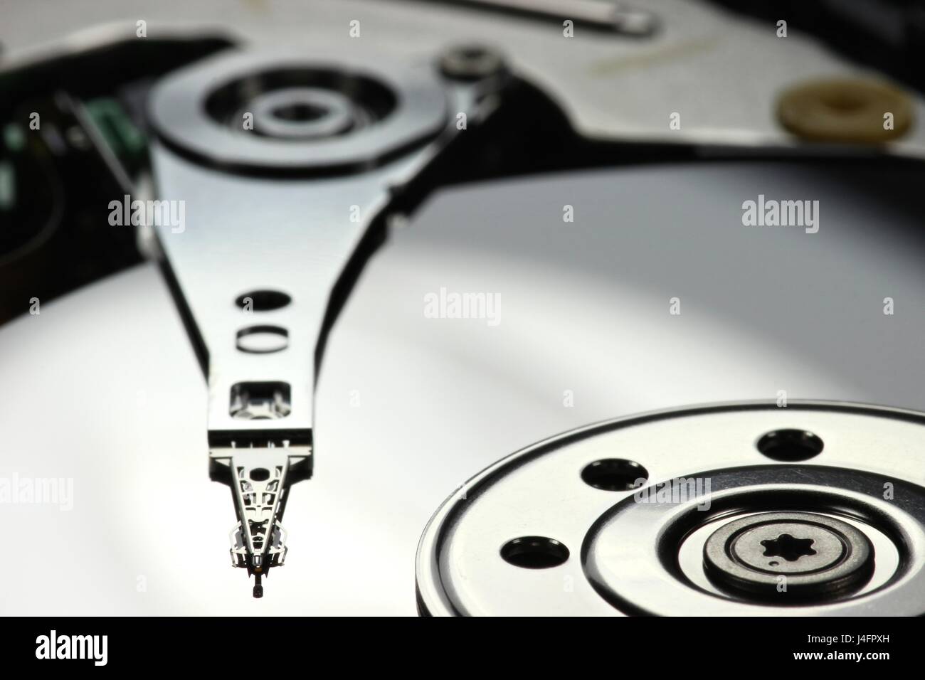Close up hard disk drive head hi-res stock photography and images - Alamy