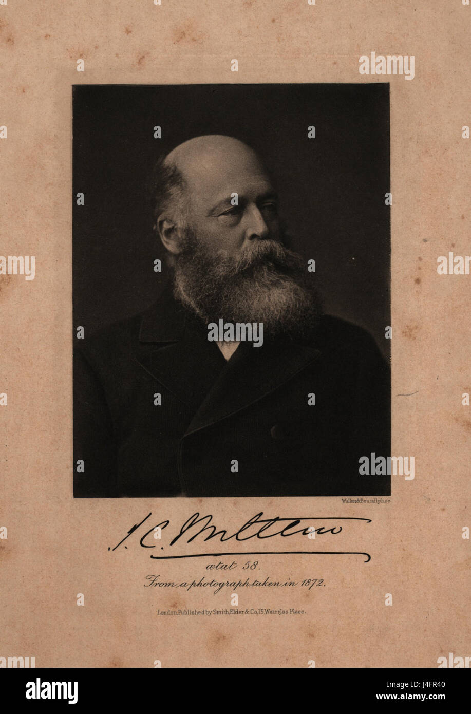 Sir John Molteno Prime Minister South Africa 1872 Stock Photo - Alamy