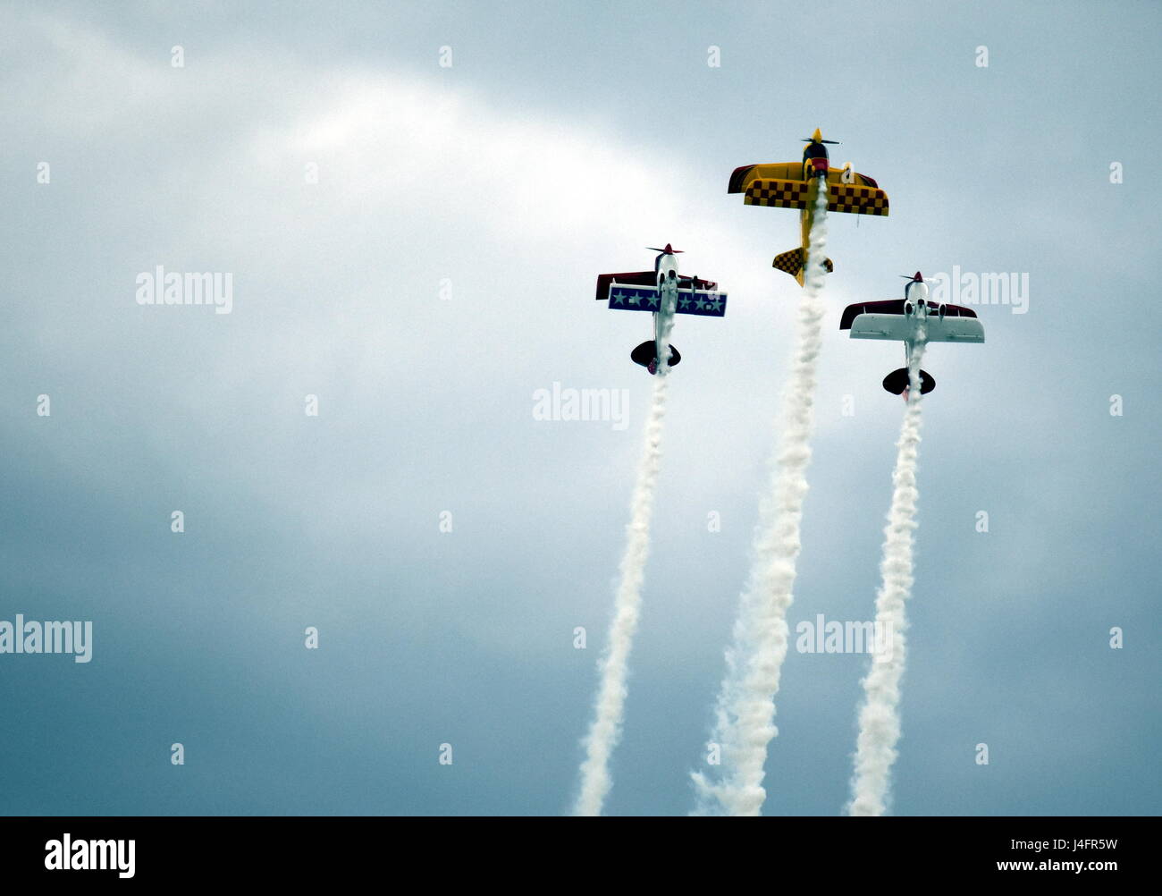 Albion Park, Australia - May 6, 2017. Paul Bennet aerobatic display in ...