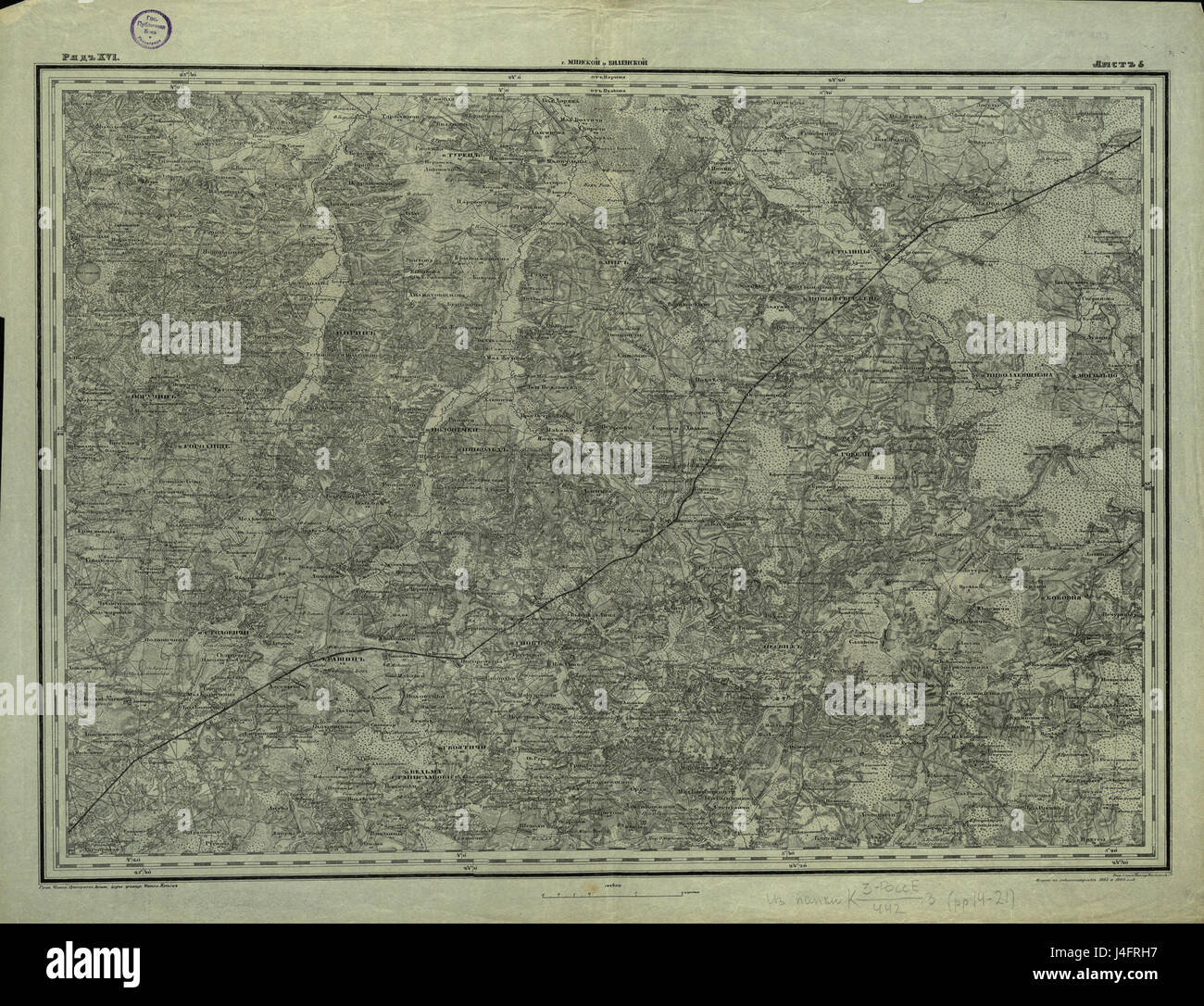 Shubert map R16L05 Stock Photo - Alamy