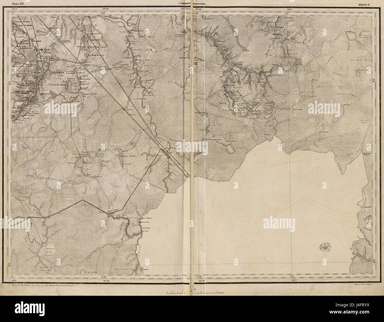 Shubert map R03L09v2 Stock Photo - Alamy