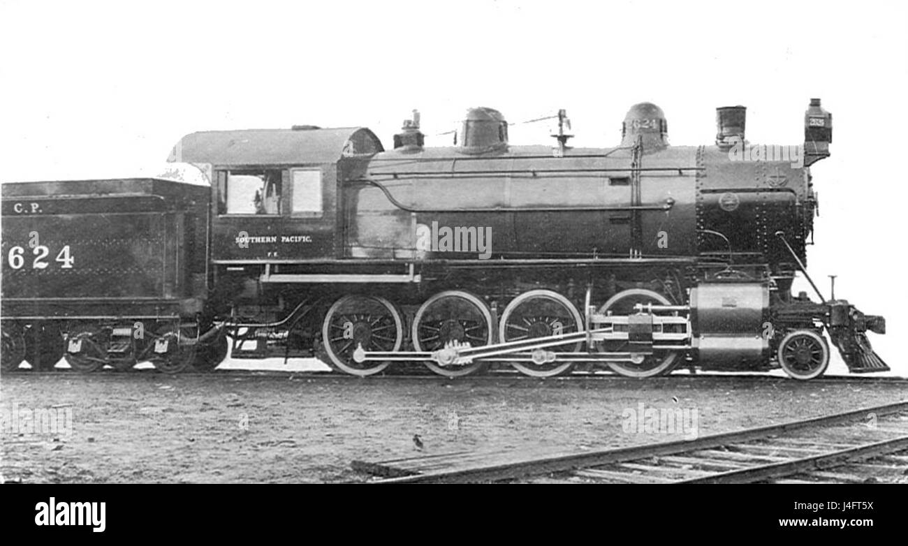 Southern Pacific Railroad Vauclain Consolidation locomotive (Howden ...