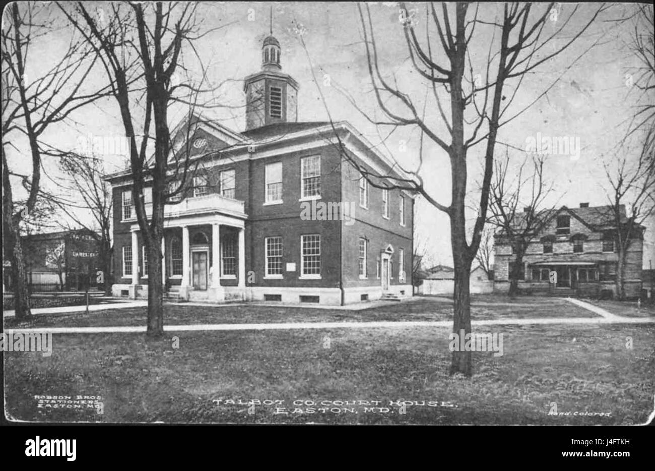 The Talbot County Courthouse, located in Maryland, is a historic ...
