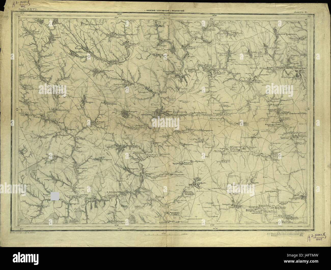 Shubert map R26l09 Stock Photo - Alamy