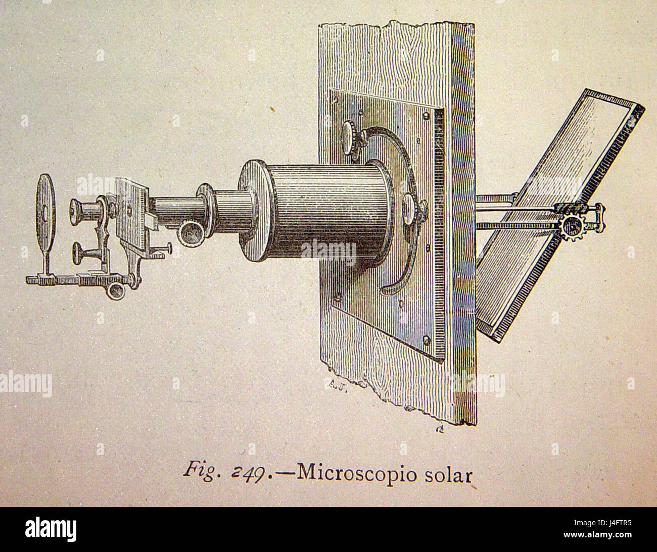 The Sonnenmikroskop is an early solar microscope designed for the ...