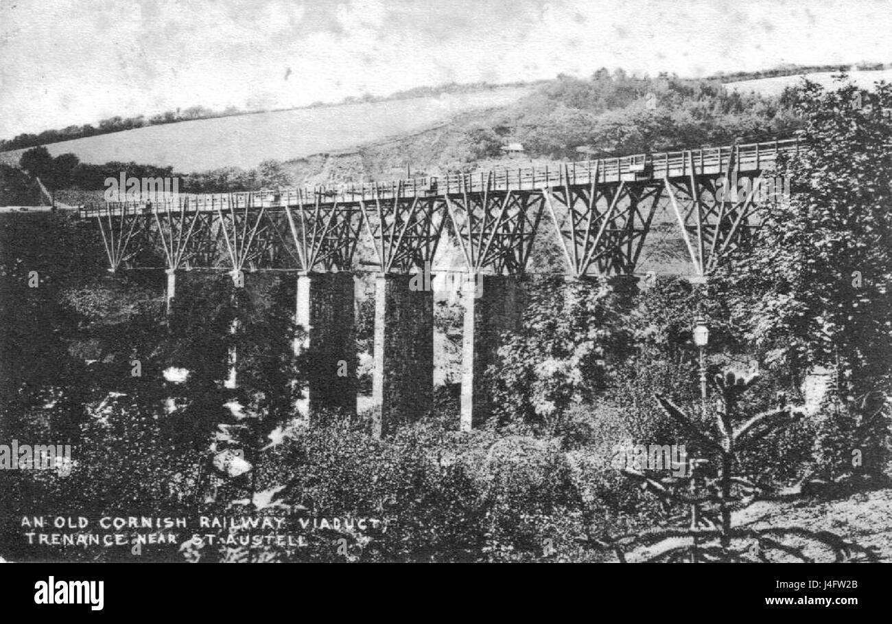The St Austell viaduct is a historic railway bridge located in Cornwall ...