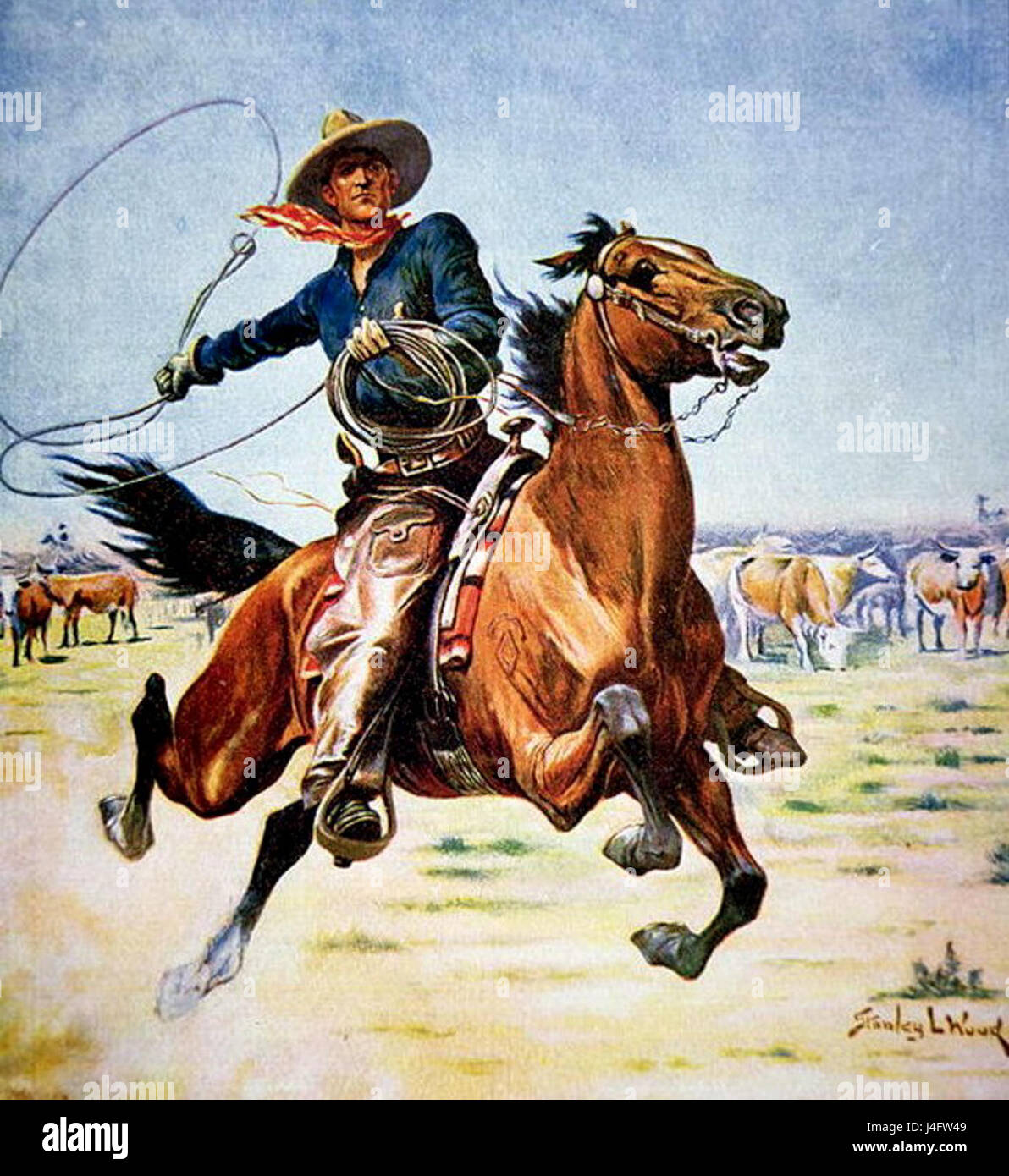 Stanley L. Wood was an artist known for his illustrations and works ...