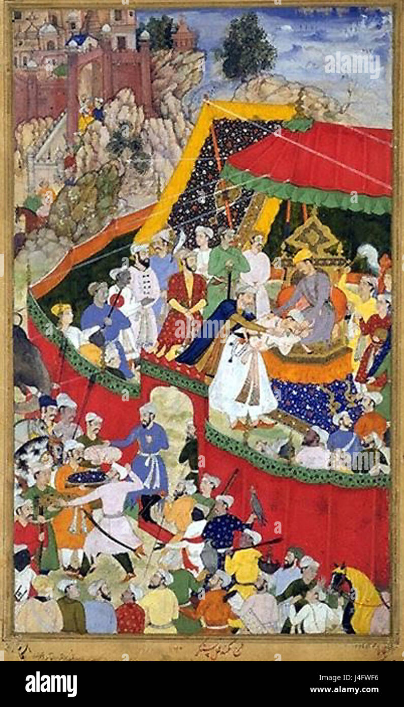 Akbar painting hi-res stock photography and images - Alamy