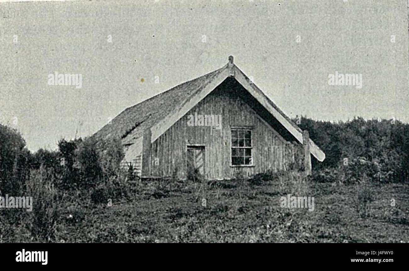 Te kootis deserted prayer house at te awahou, rotorua Stock Photo - Alamy