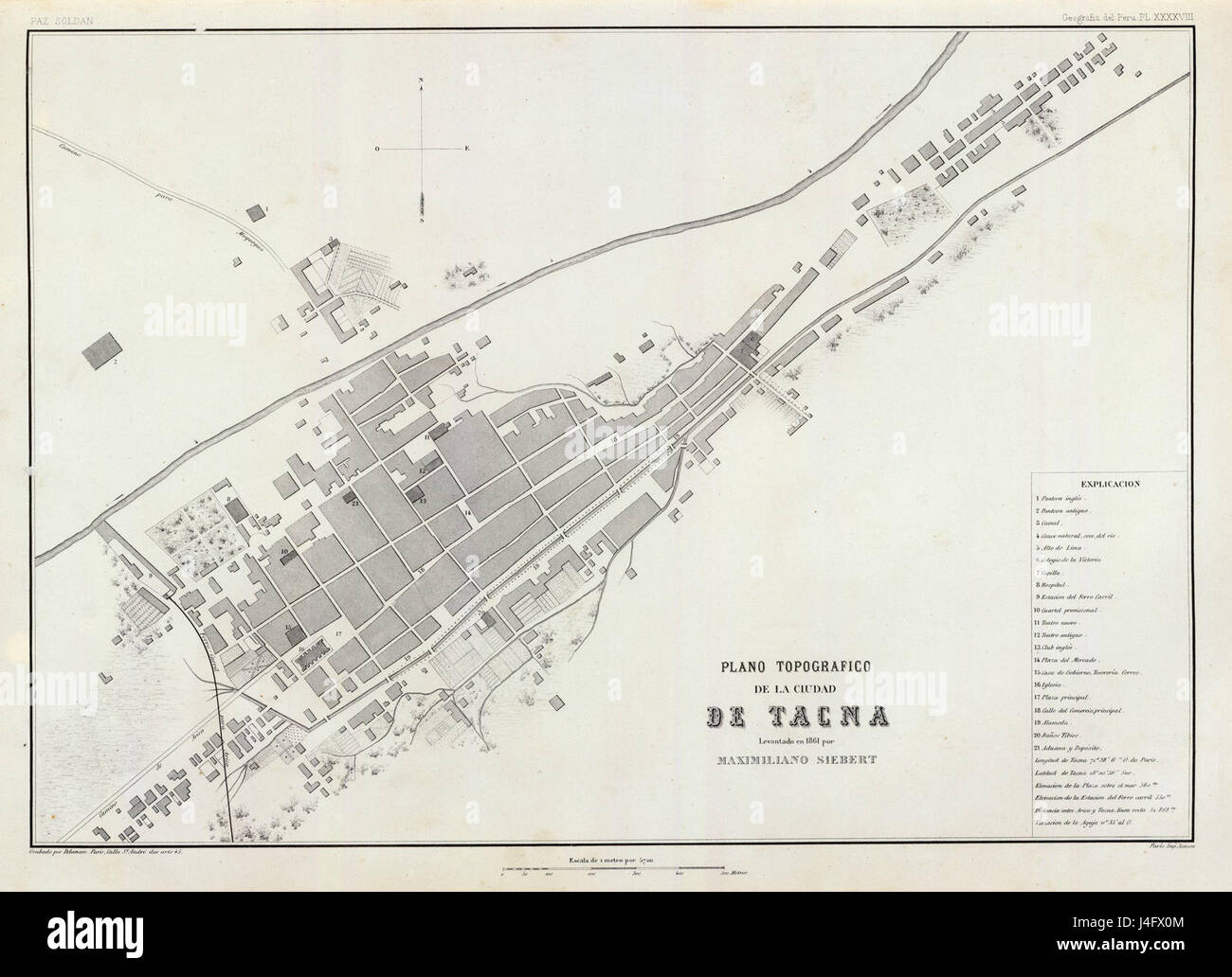 Tacna map hi-res stock photography and images - Alamy