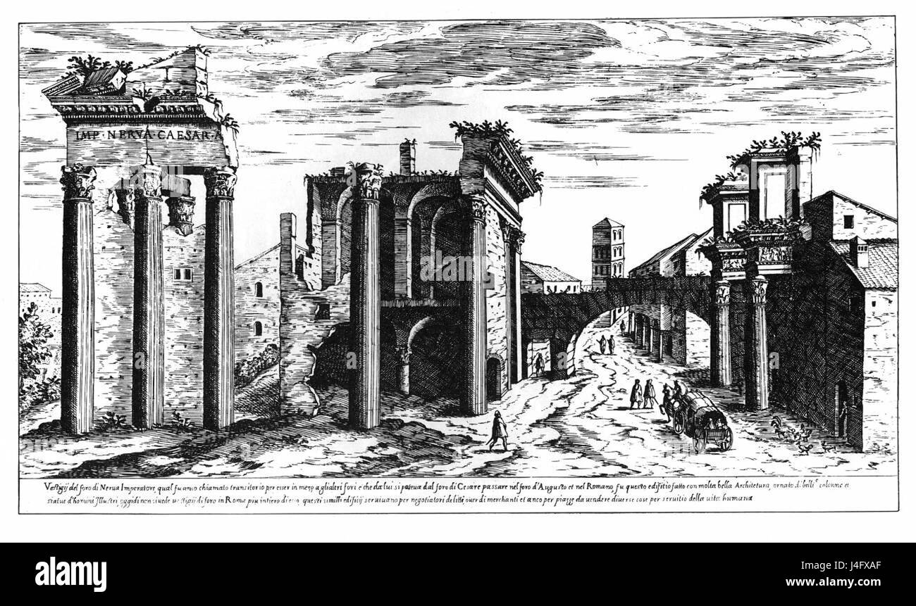 Templum minervae hi-res stock photography and images - Alamy