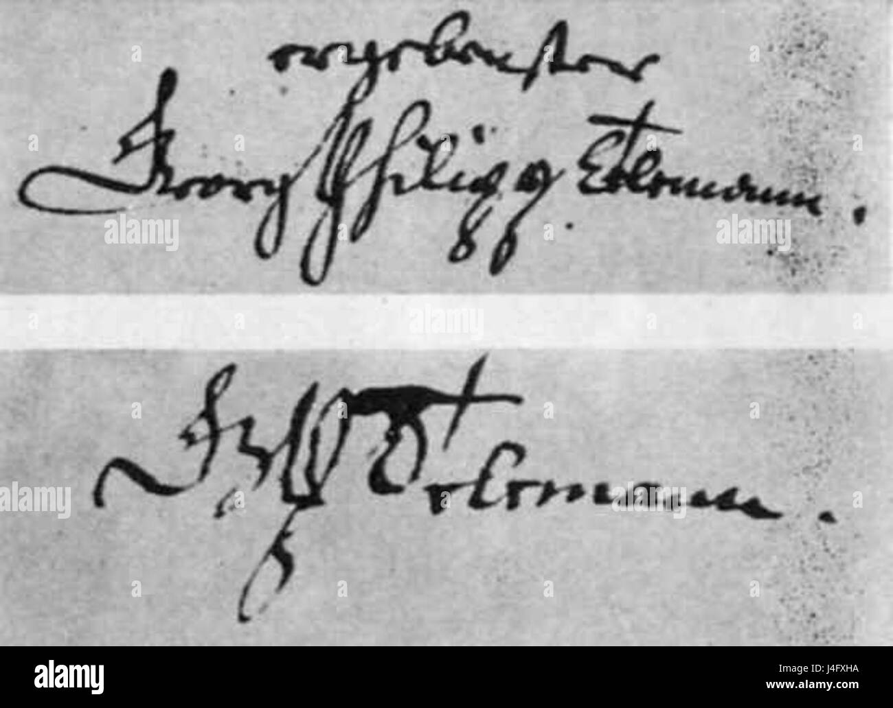 This refers to the signature of Georg Philipp Telemann, a German ...