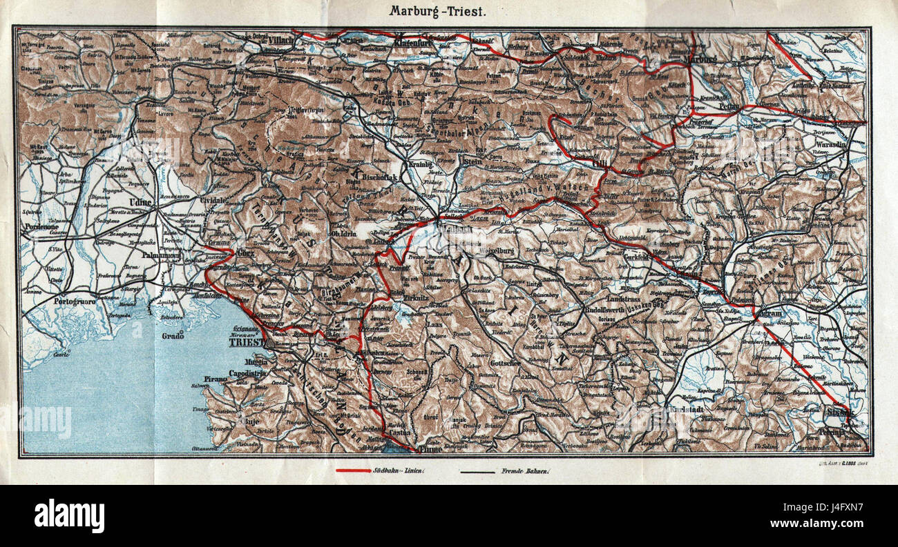 Marburg map hi-res stock photography and images - Alamy