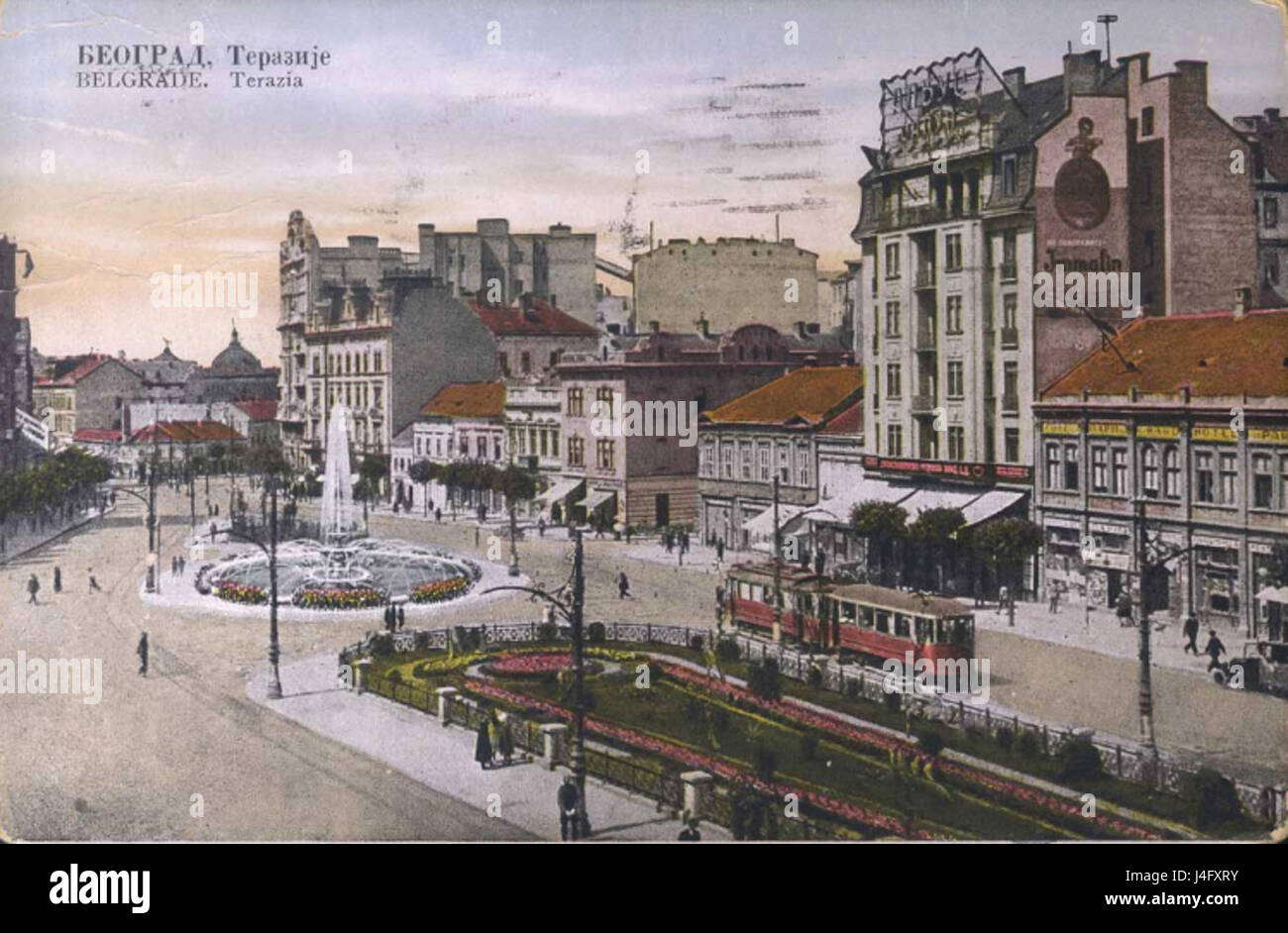 Terazije is a prominent street in Belgrade, Serbia, historically known ...