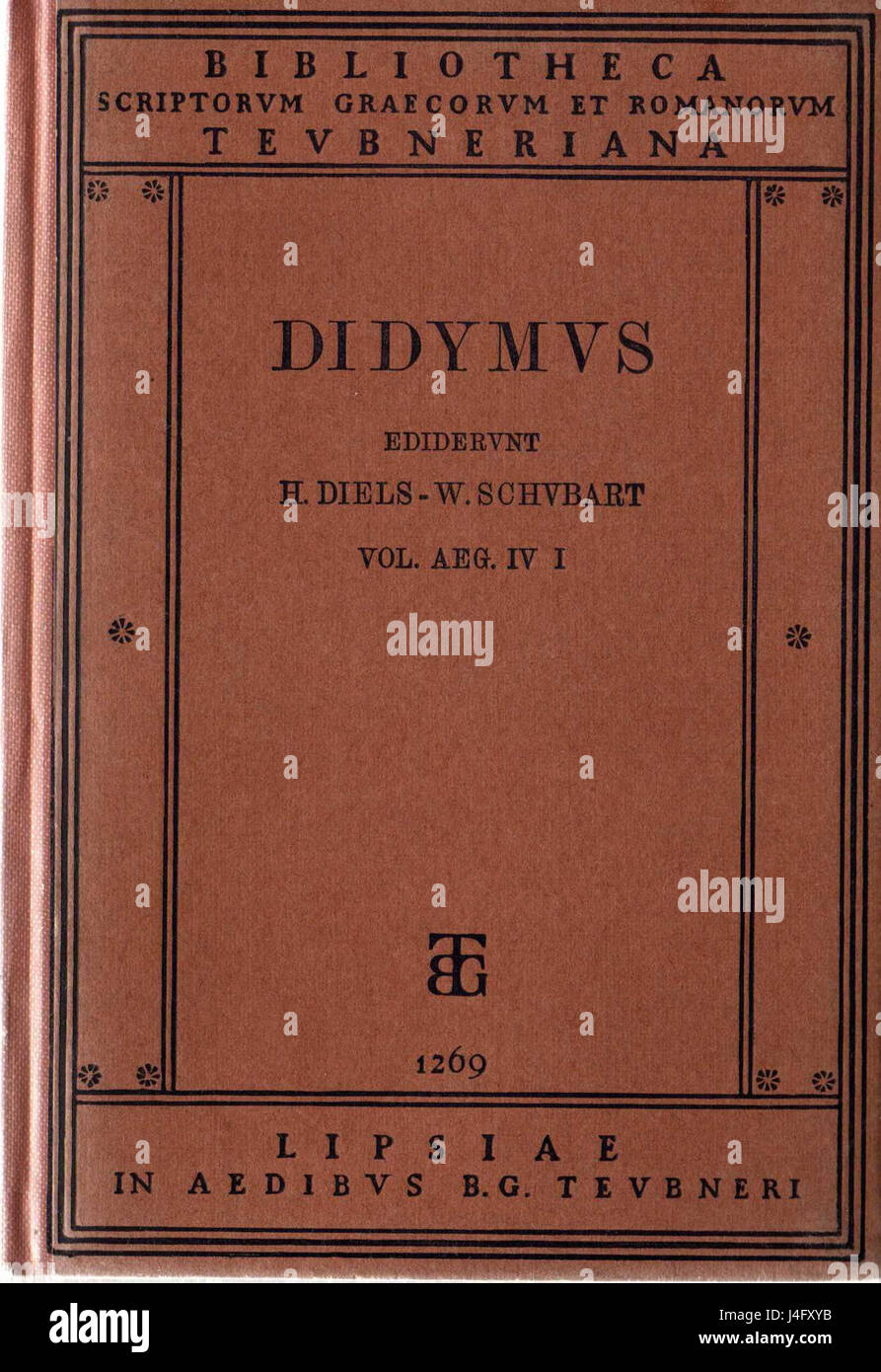 Didymus hi-res stock photography and images - Alamy