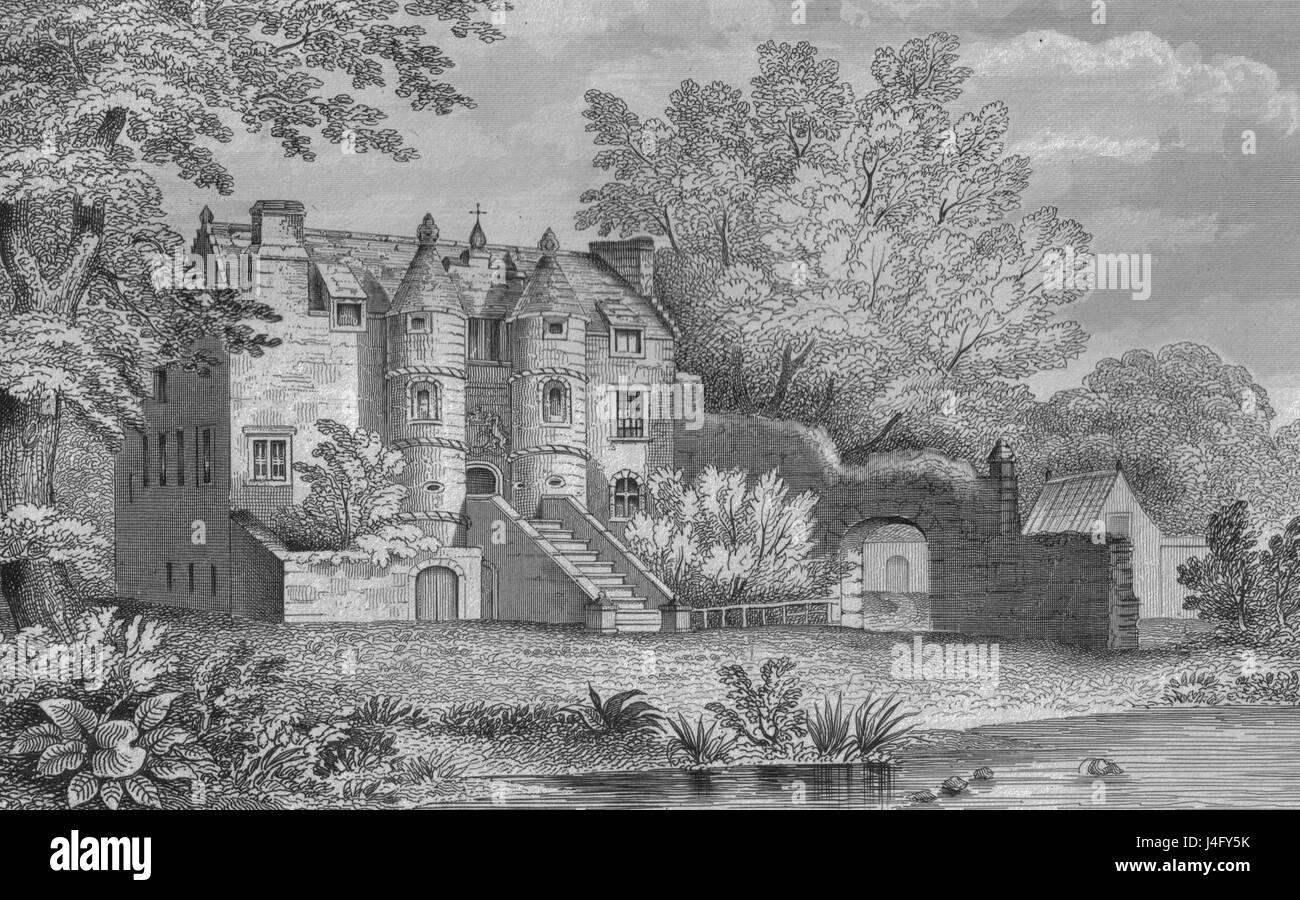 Rowallan Castle, located in Ayrshire, Scotland, is a historic castle ...