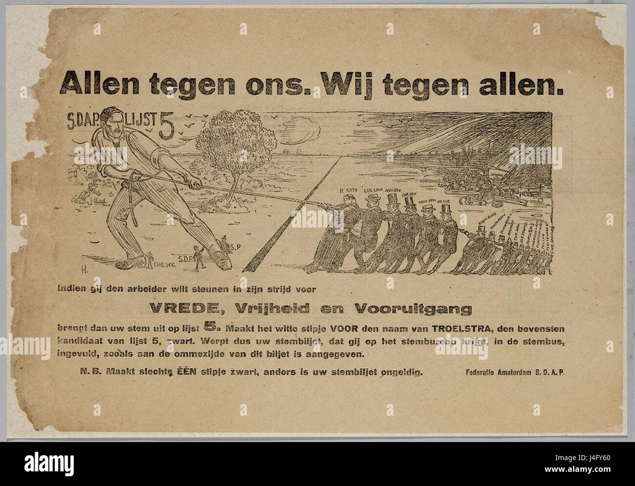 SDAP Lijst 5 Stock Photo - Alamy