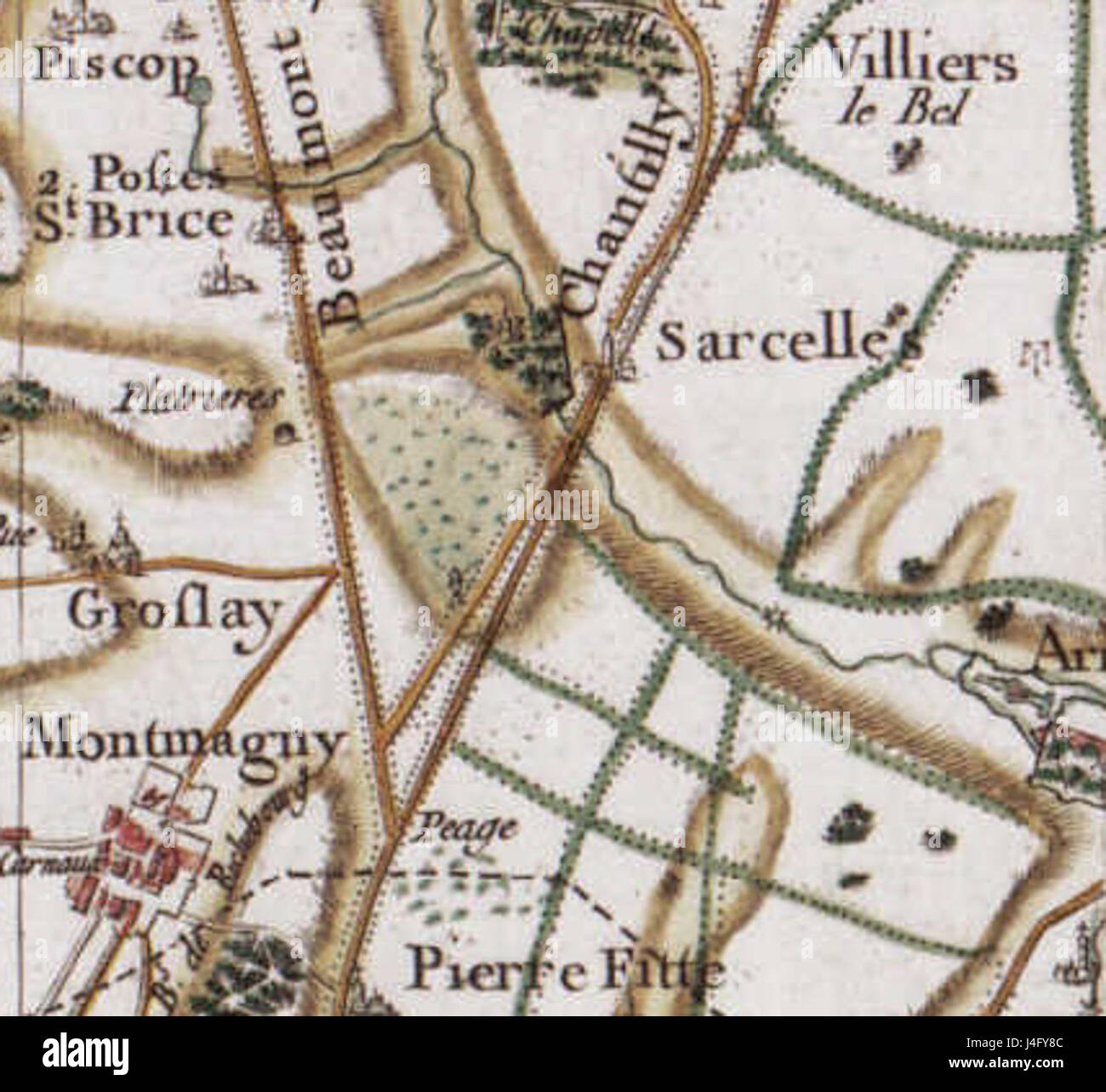 Sarcelles map hi-res stock photography and images - Alamy