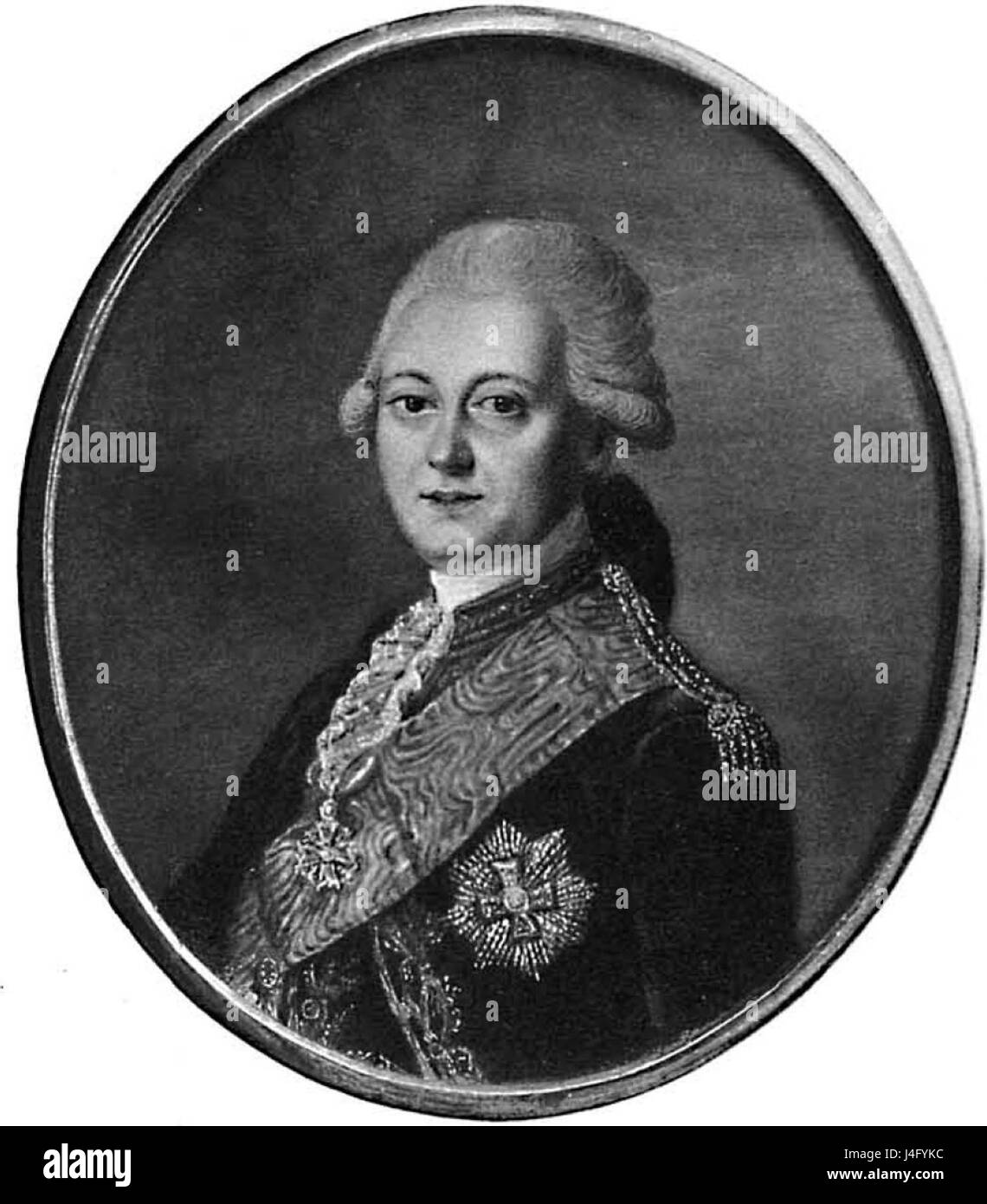 This portrait represents Alexandre Feodorowitch Talyzine, a Russian ...