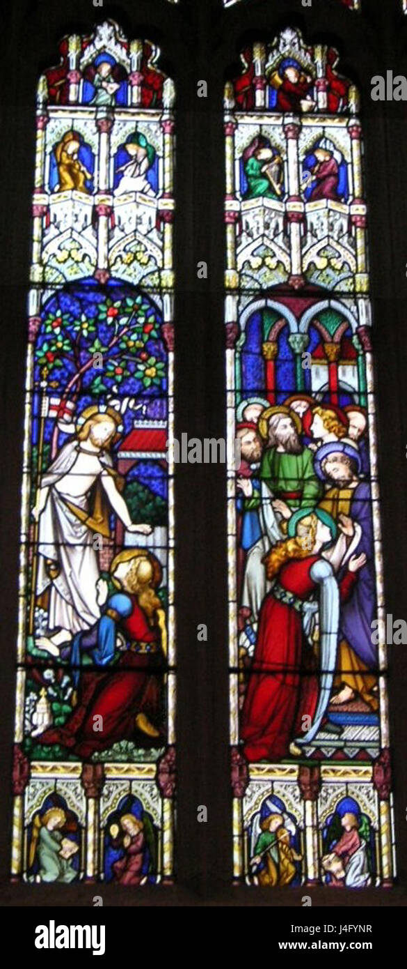 Sydney StA Hardman MaryM witnesses the living Christ Stock Photo - Alamy