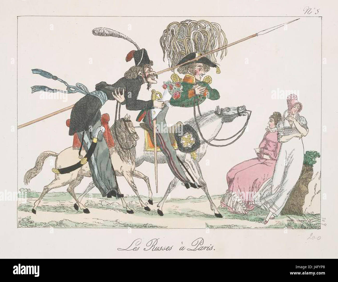 Russians in Paris 1814 Stock Photo - Alamy