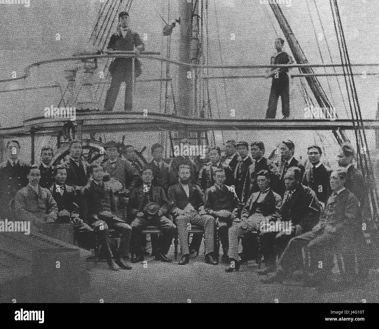 Ryujo, a historical Japanese ship, is depicted alongside a horse in a ...