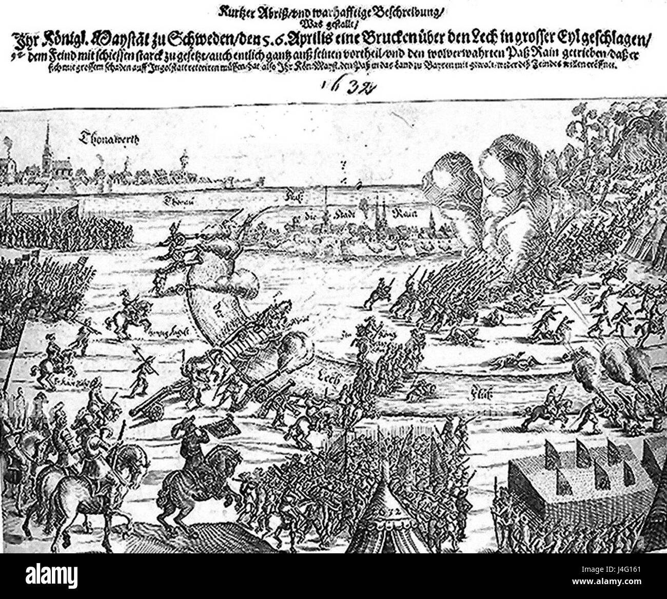 Schlacht bei rain am lech Black and White Stock Photos & Images - Alamy